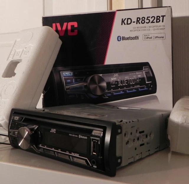 JVC KD-R852BT - Autoradio - CD/ USB/ AUX/ MP3/ WMA - Bluetooth main libre - BLUE EUR 55,00 ...